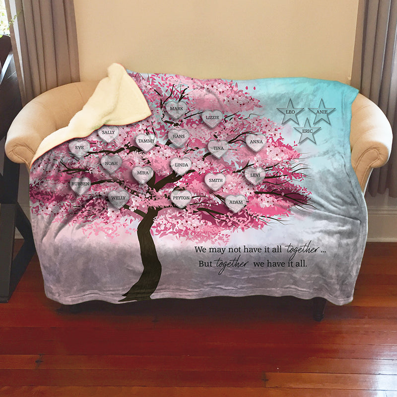 Family Tree Personalized Blankets — LemonsAreBlue